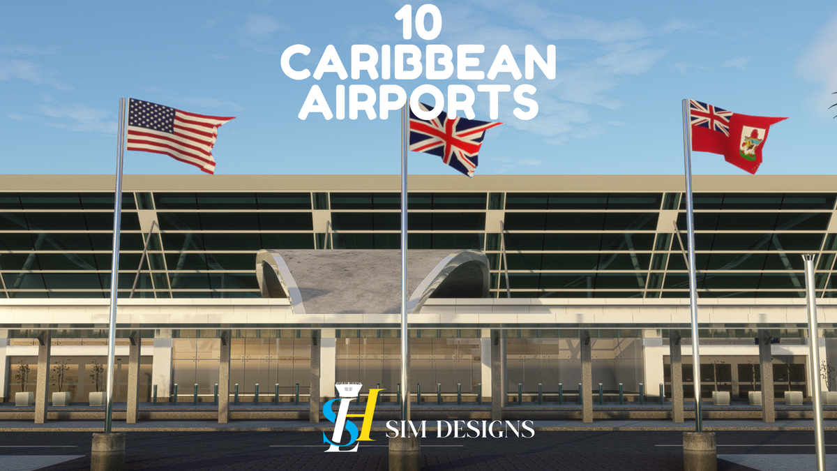 10 Caribbean Airports Bundle 1! – slhsimdesigns
